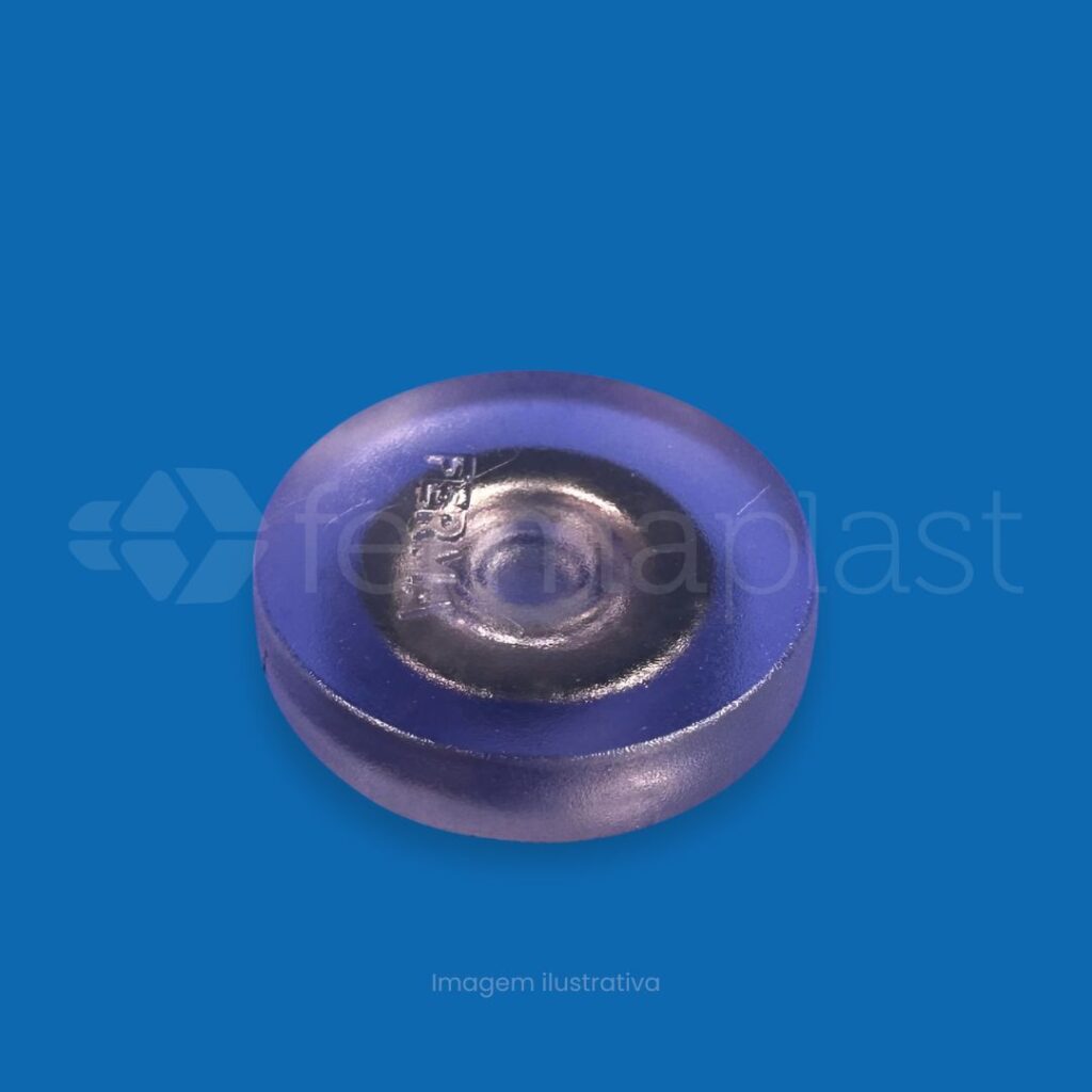 Sapata Ilhos 34 Mm Pvc Transparente - Fermaplast - Injeção Plástica